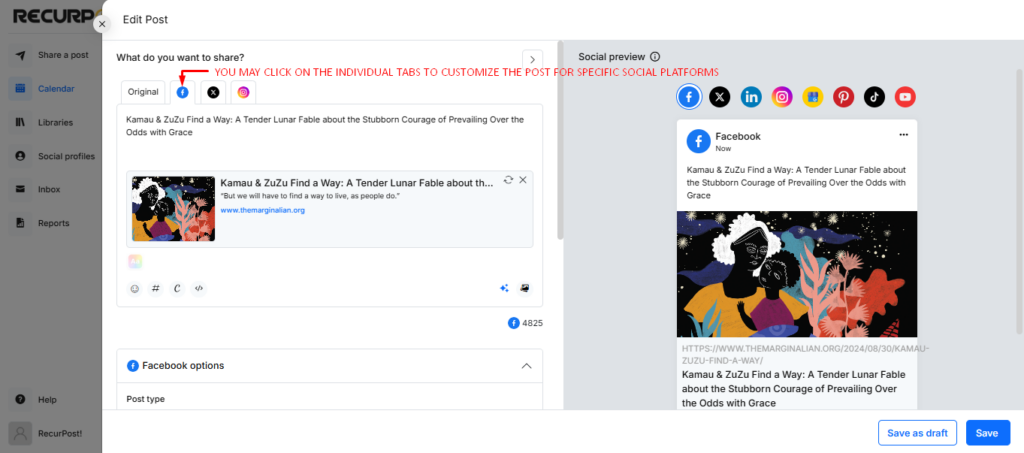 How to use Queue feature on RecurPost