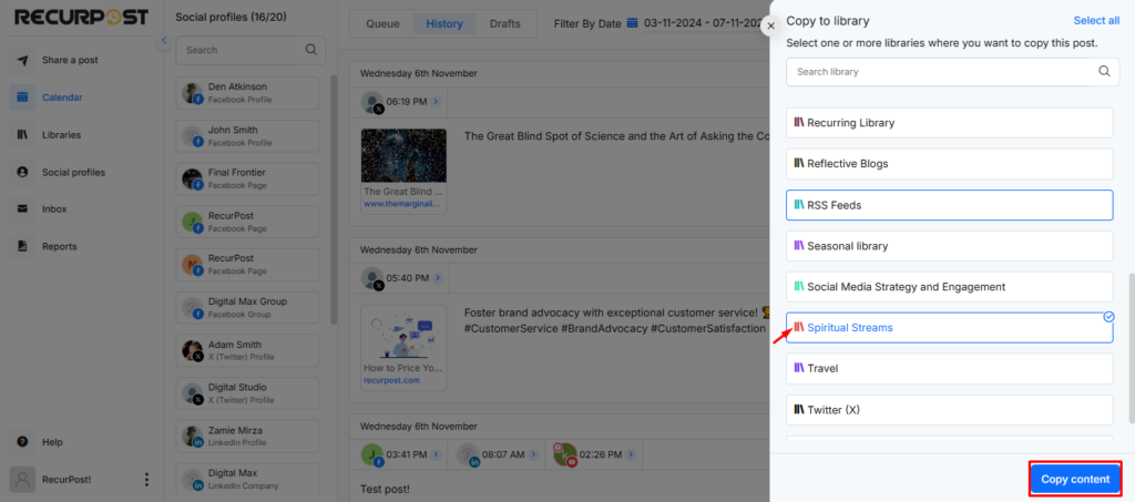 How to use Queue feature on RecurPost