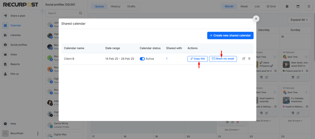 How to use Queue feature on RecurPost