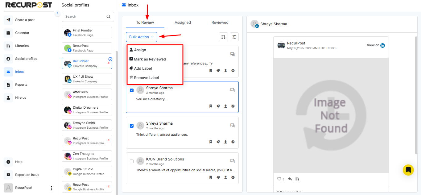 Social Inbox by RecurPost: What it is & How to use it?