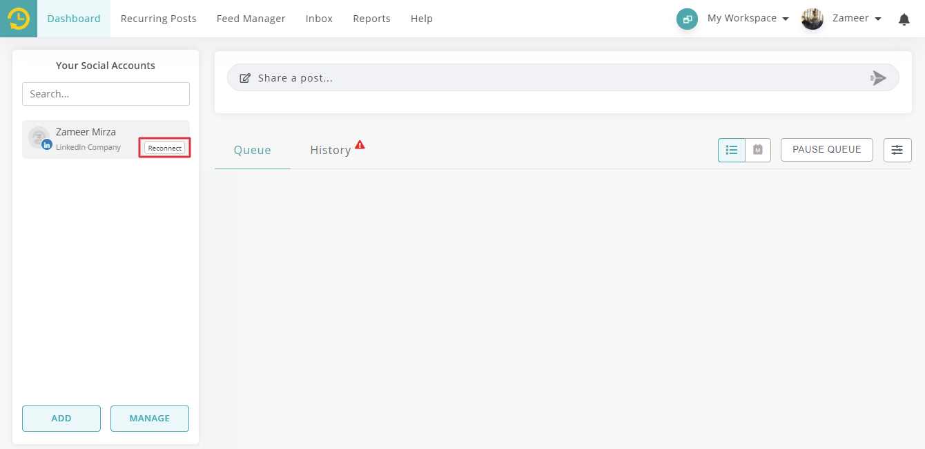 LinkedIn Publishing Errors | RecurPost Knowledgebase
