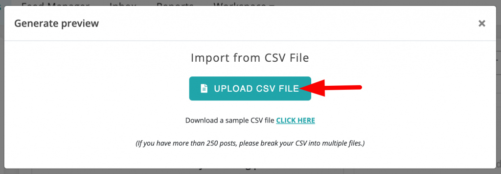 How To Upload Content Using Excel/CSV File on RecurPost